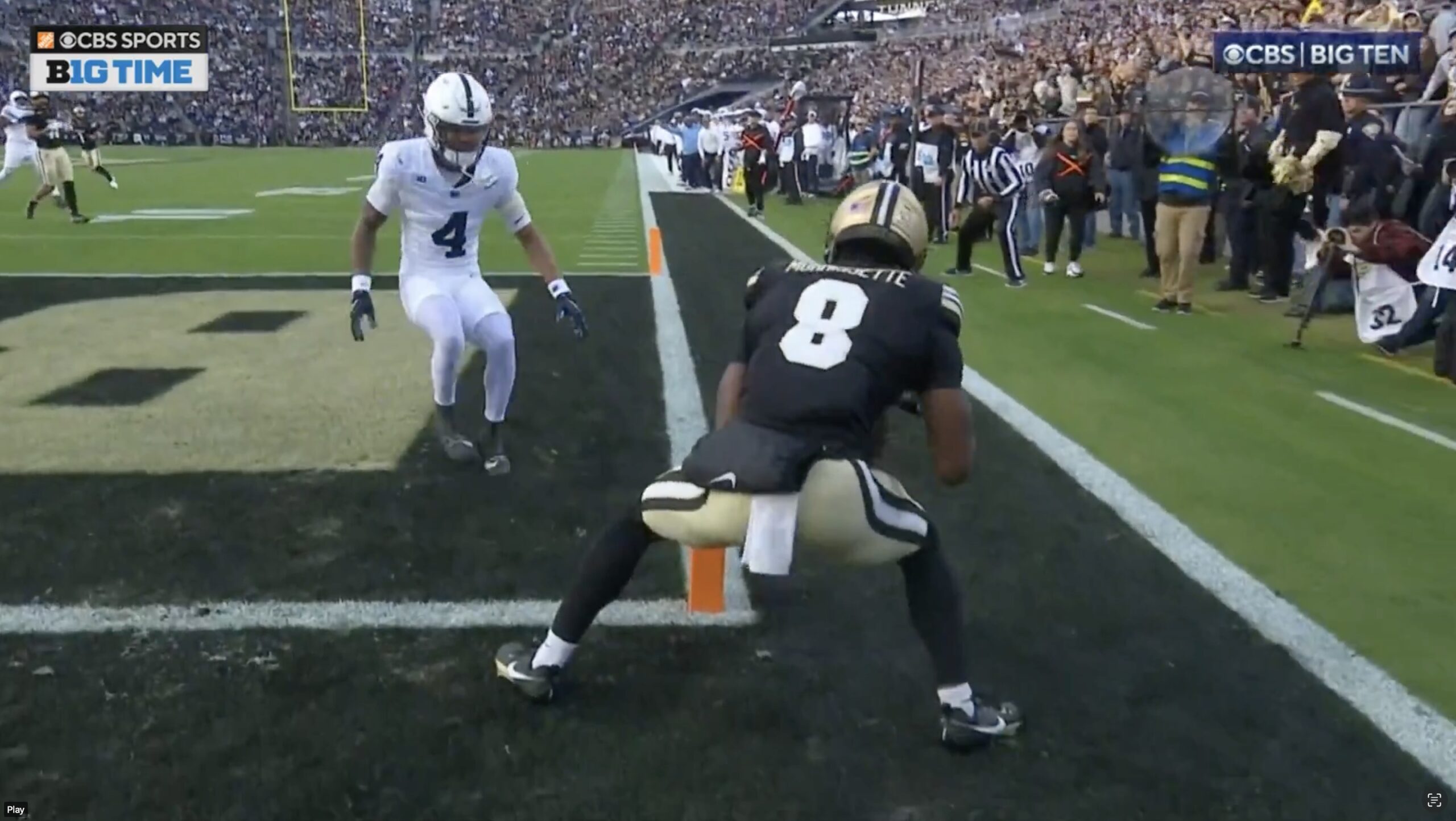 Fans Mock Purdue End Zone Paint Job After It Costs Boilermakers A TD vs ...