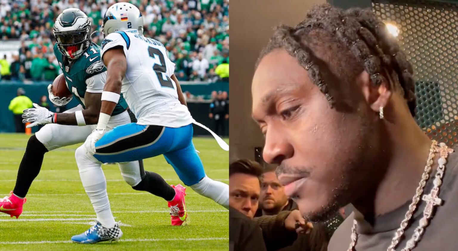 AJ Brown Throws Shade At Jalen Hurts, Says "Passing" Needs To Improve ...