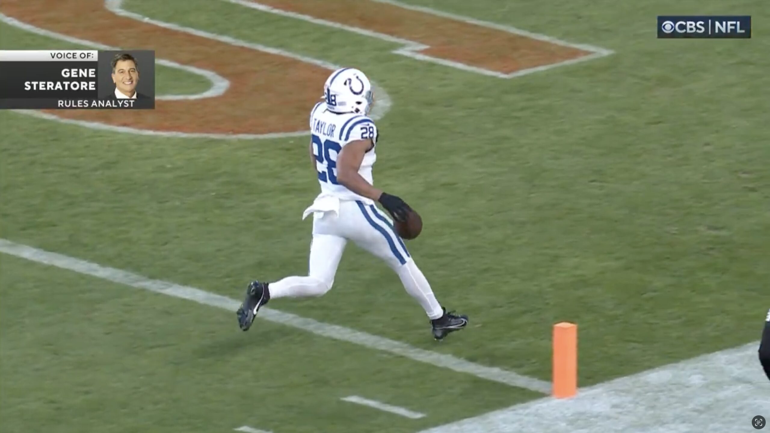 Jonathon Taylor's 41-Yard TD Is Taken Off The Board After He Dropped ...