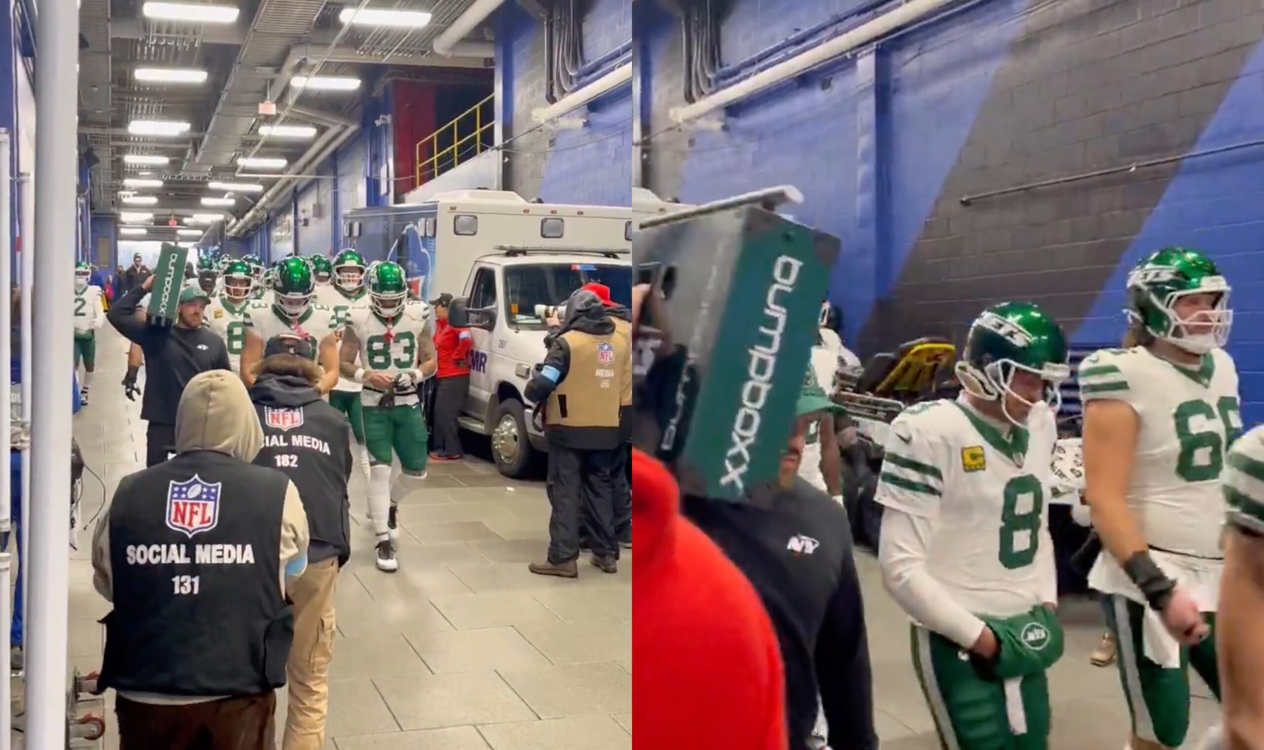 Jets Came Out Of Tunnel With Boombox Blasting "Gangsta Paradise" Prior ...