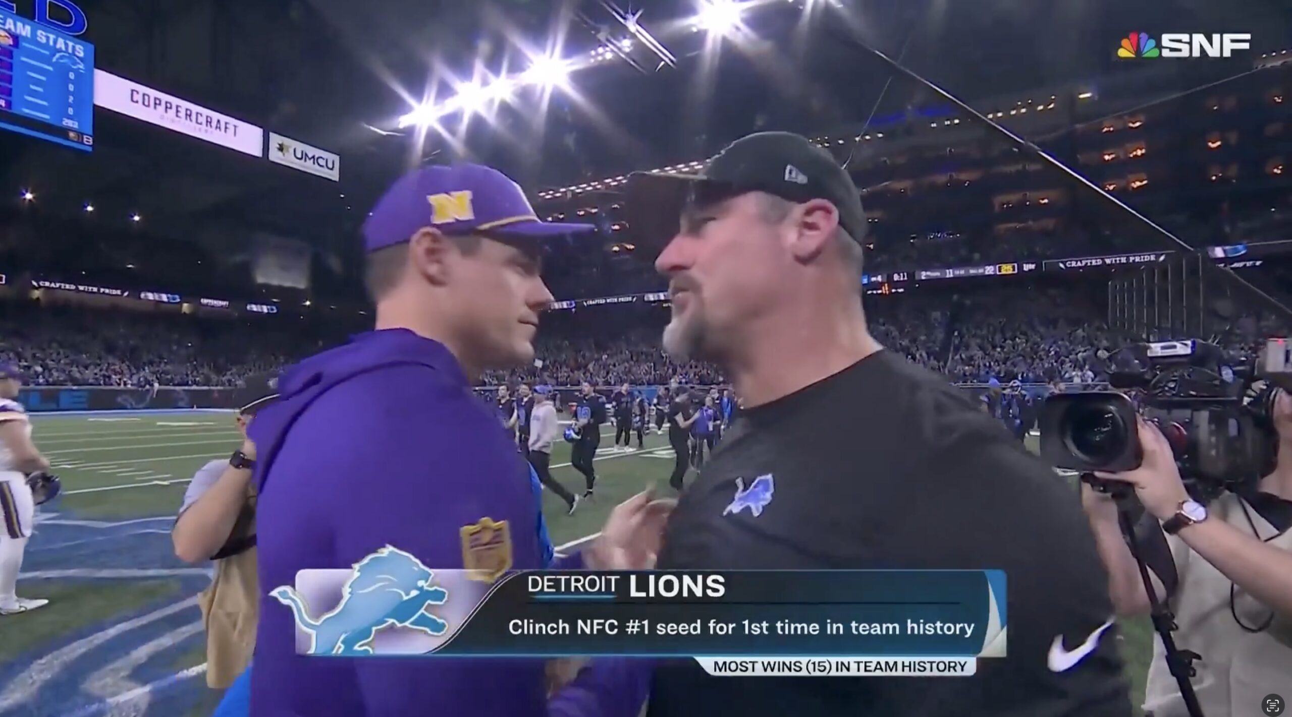 Dan Campbell Tells Kevin O'Connell "I'll See You In Two Weeks ...