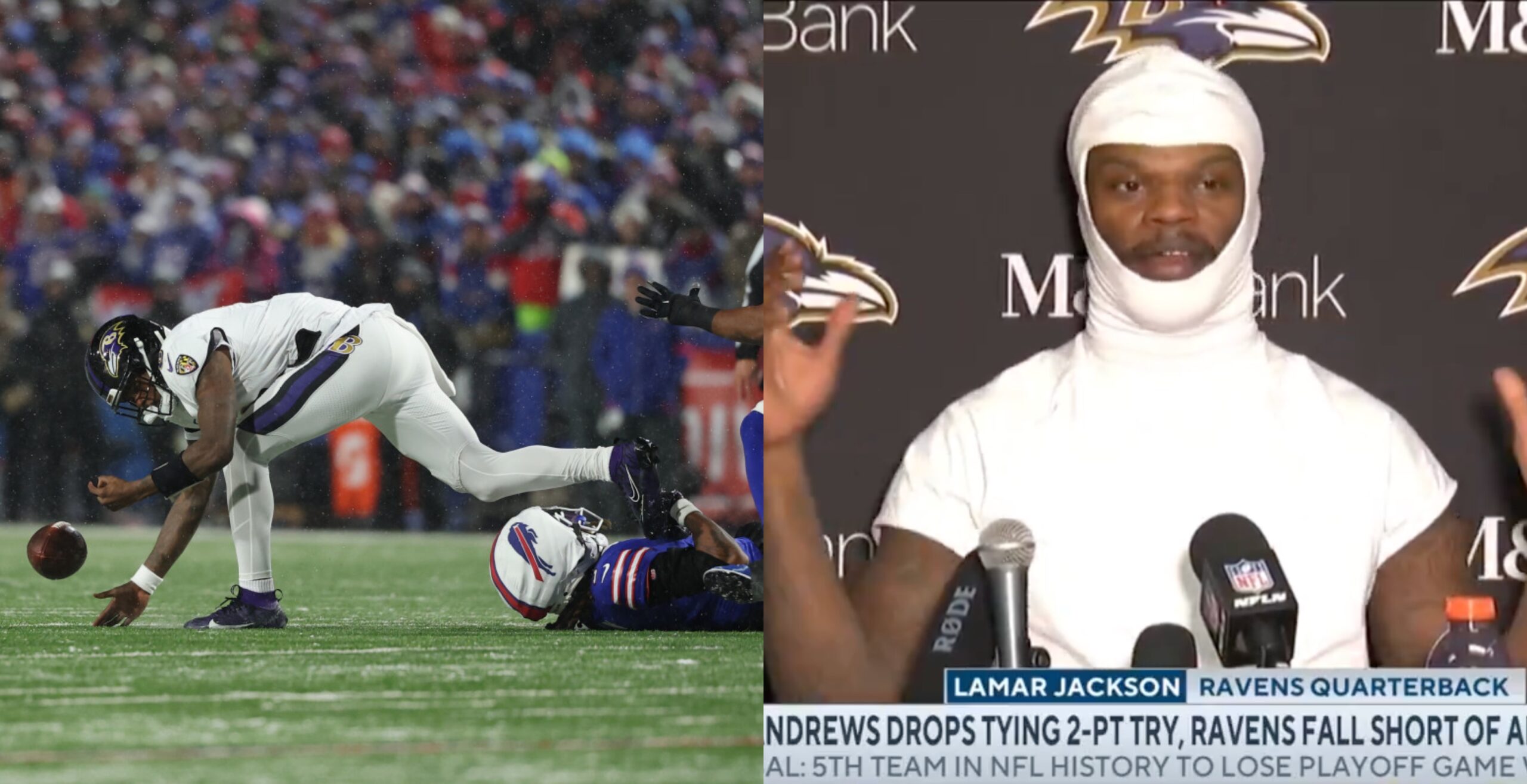 Lamar Jackson Criticizes Himself In NSFW Rant About Turnovers After Loss vs Bills - Daily Snark