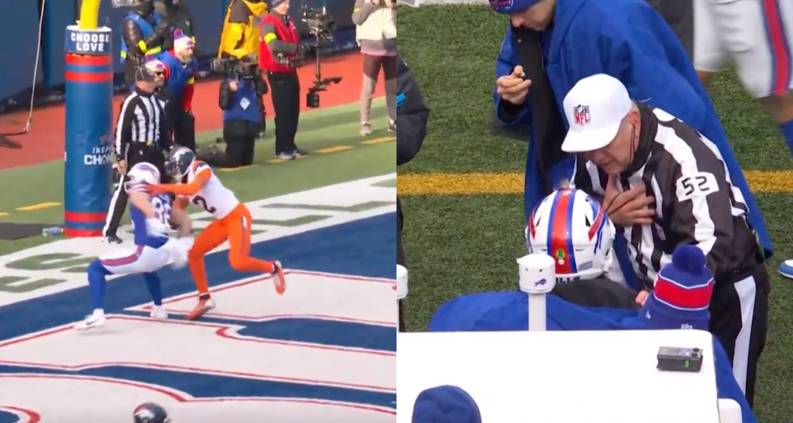 Referee Goes Over To Bills Sideline To Apologize To Josh Allen For ...
