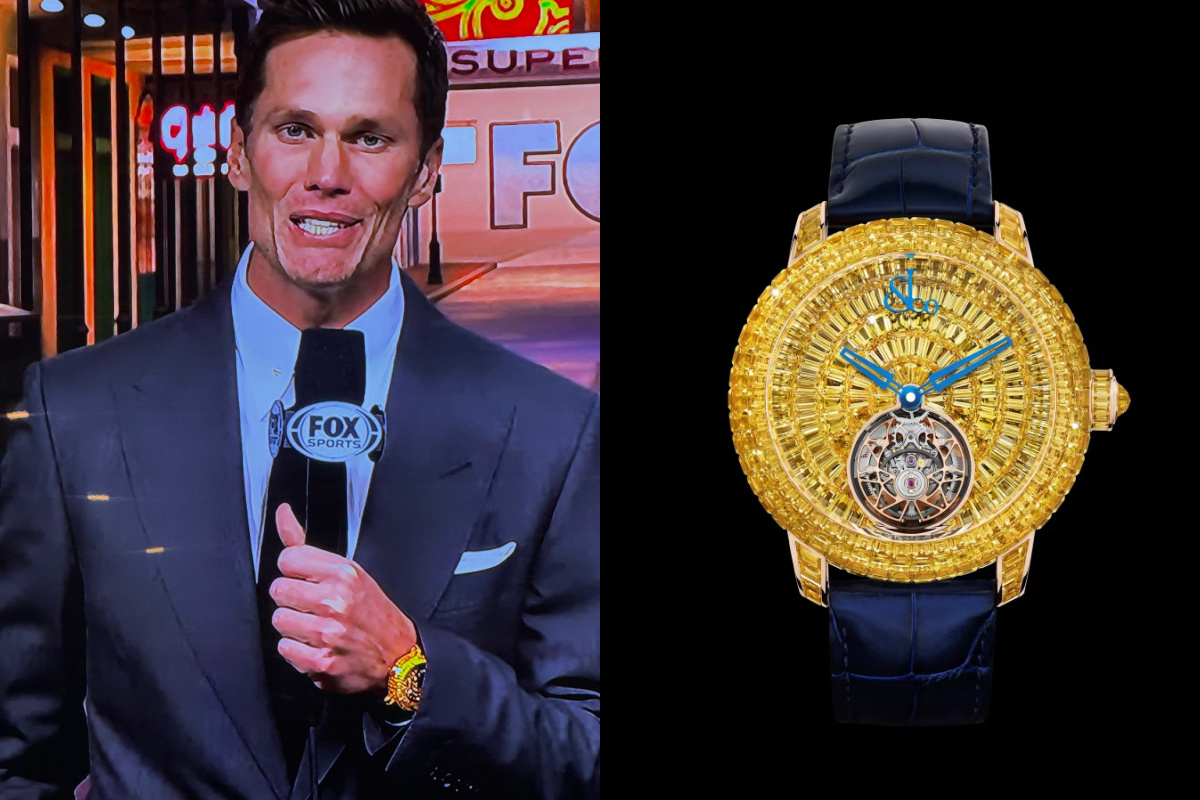 Tom Brady Is Wearing A $800K Watch During Super Bowl 59 Broadcast - Daily Snark