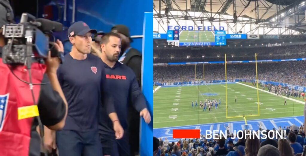 Lions Fans Were Chanting 'F-k Ben Johnson' During Blowout Win Over ...