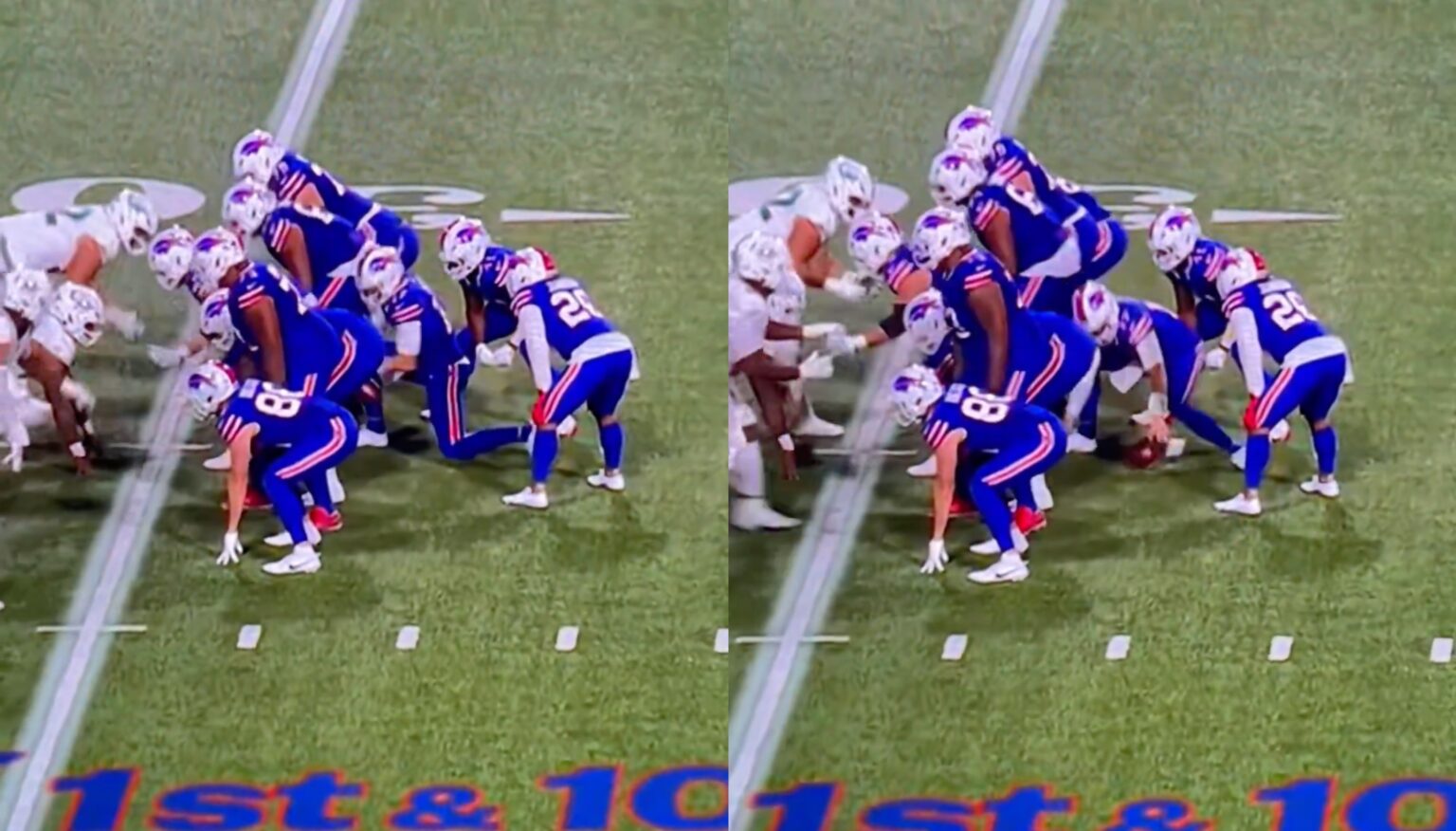 It Sure Looks Like Josh Allen Fumbled Before Taking A Knee Before End Of First Half vs Dolphins ...