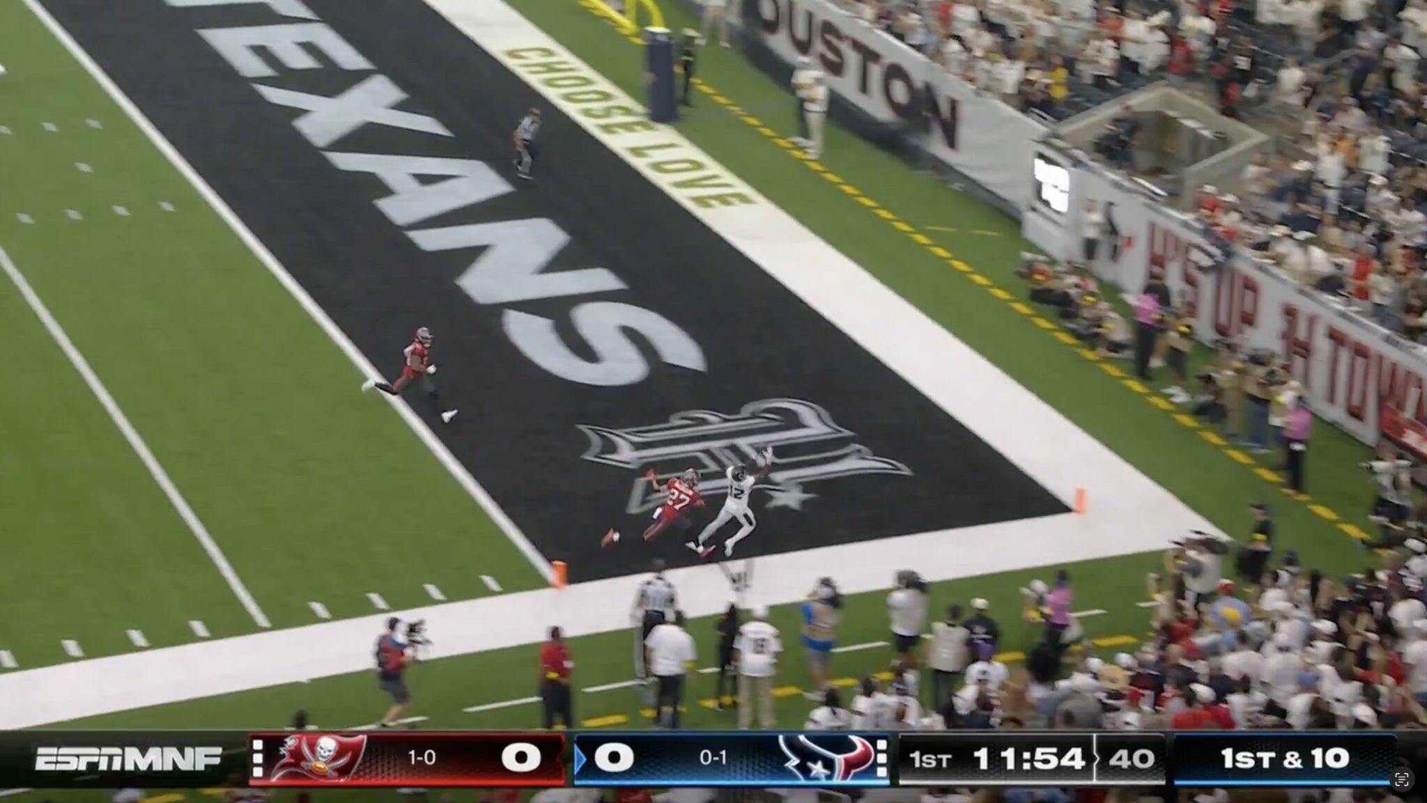 Texans' Nico Collins Makes A Sweet Touchdown Catch During MNF Game vs ...