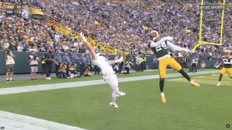 Lions Rookie WR Isaac TeSlaa Makes A Ridiculous One-Handed Catch For ...