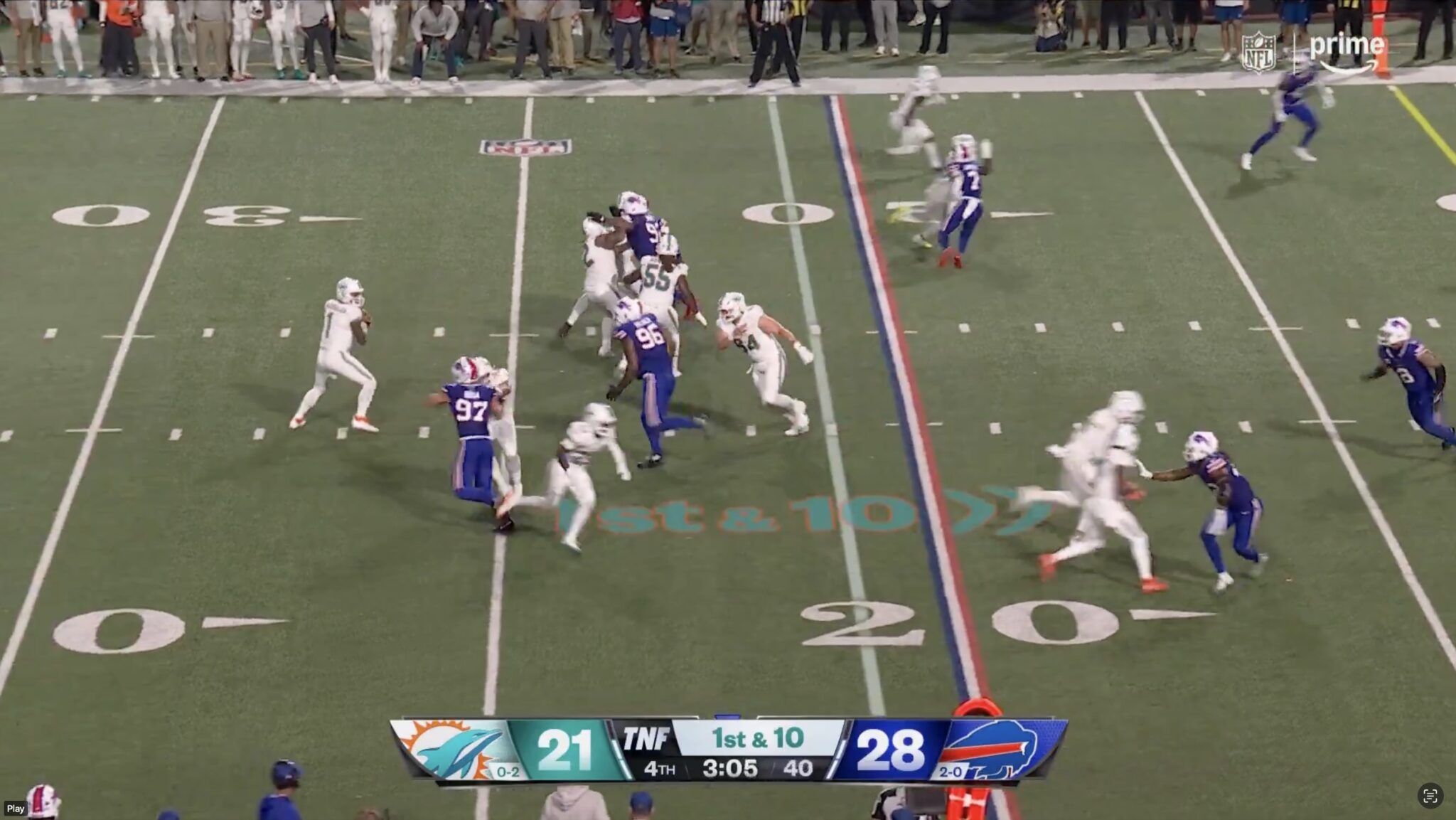 Tua Tagovailoa Throws Crucial Interception Late In 4th Quarter vs Bills - Daily Snark