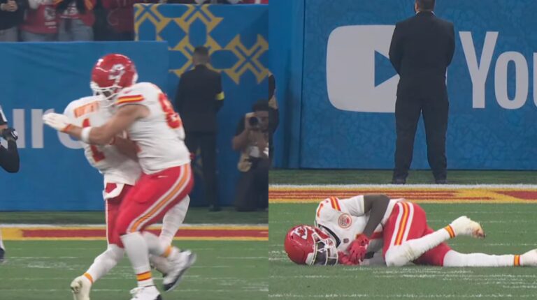 Xavier Worthy Leaves Game With Injury After Running Into Travis Kelce ...