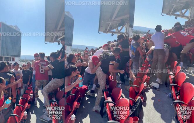 A Huge Fan Fight Broke Out During Cardinals-49ers Game At Levi's ...