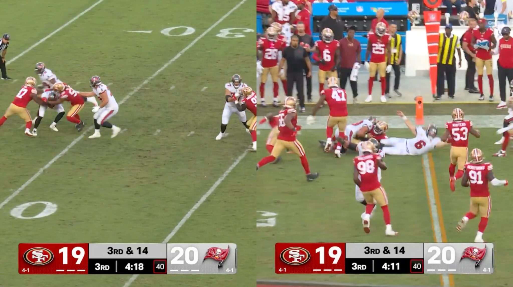 Baker Mayfield Escapes A Sack, Breaks Tackles And Somehow Scrambles 14 ...