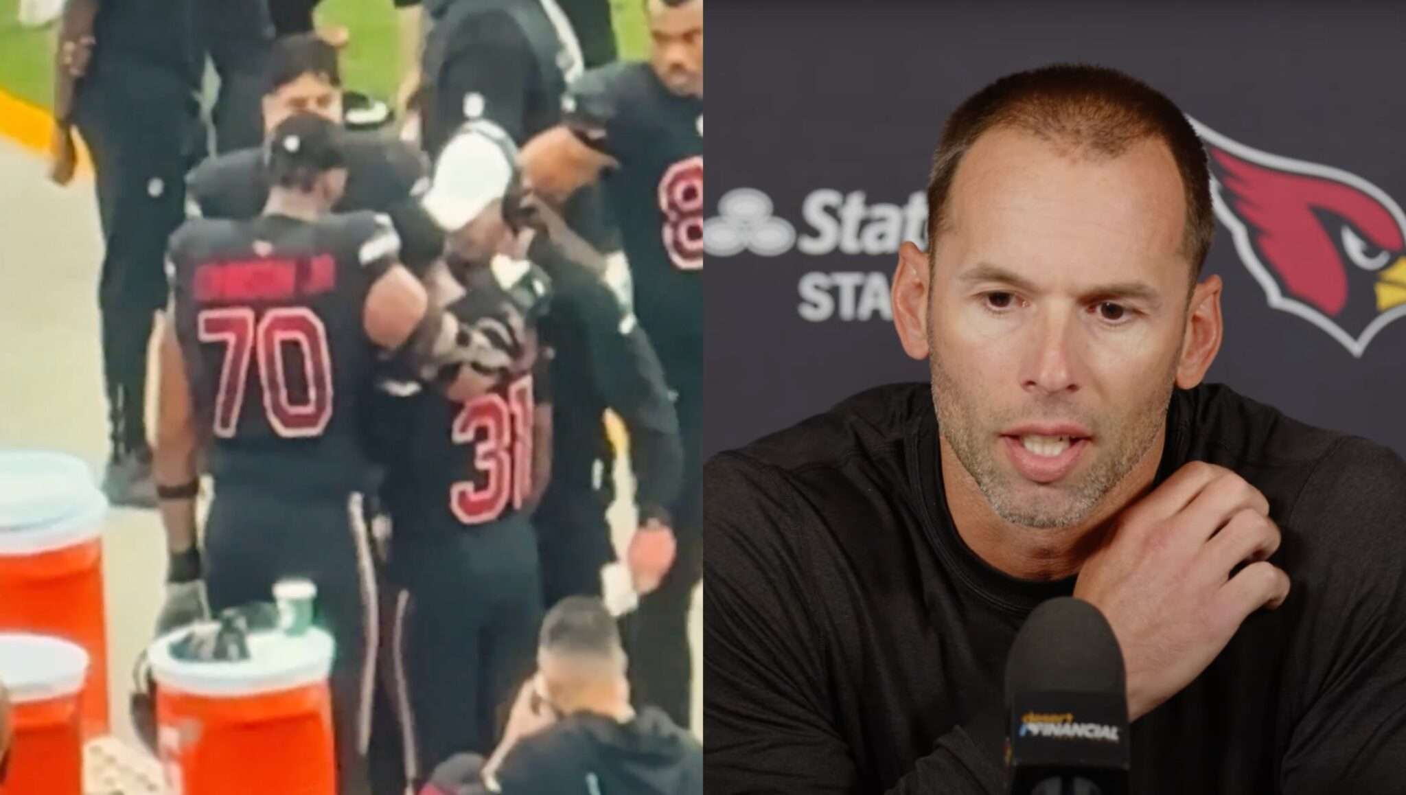 Jonathan Gannon Addresses Sideline Incident With RB Emari Demercado For ...