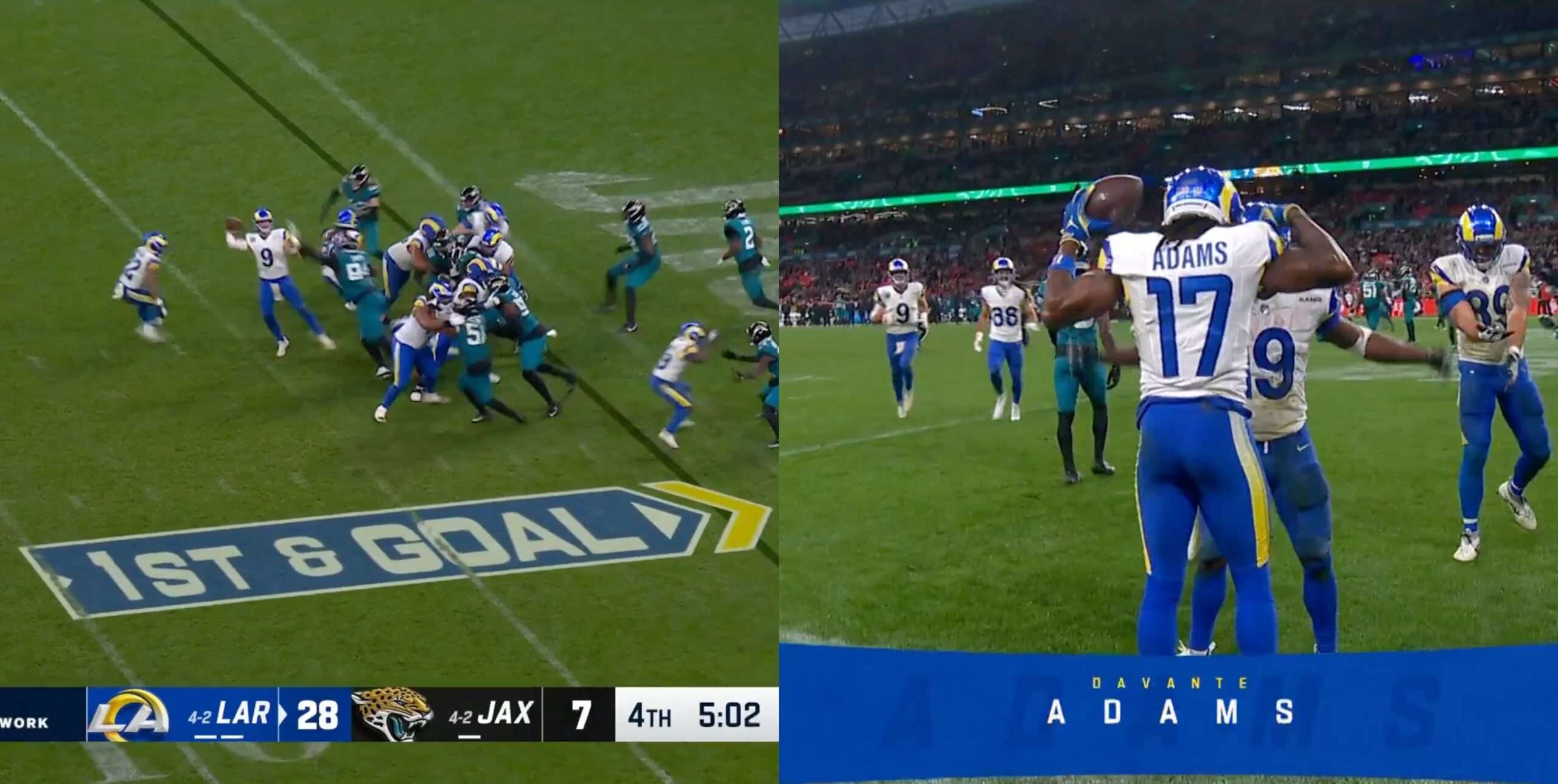 Matthew Stafford Makes NFL International Game Record By Throwing Five ...