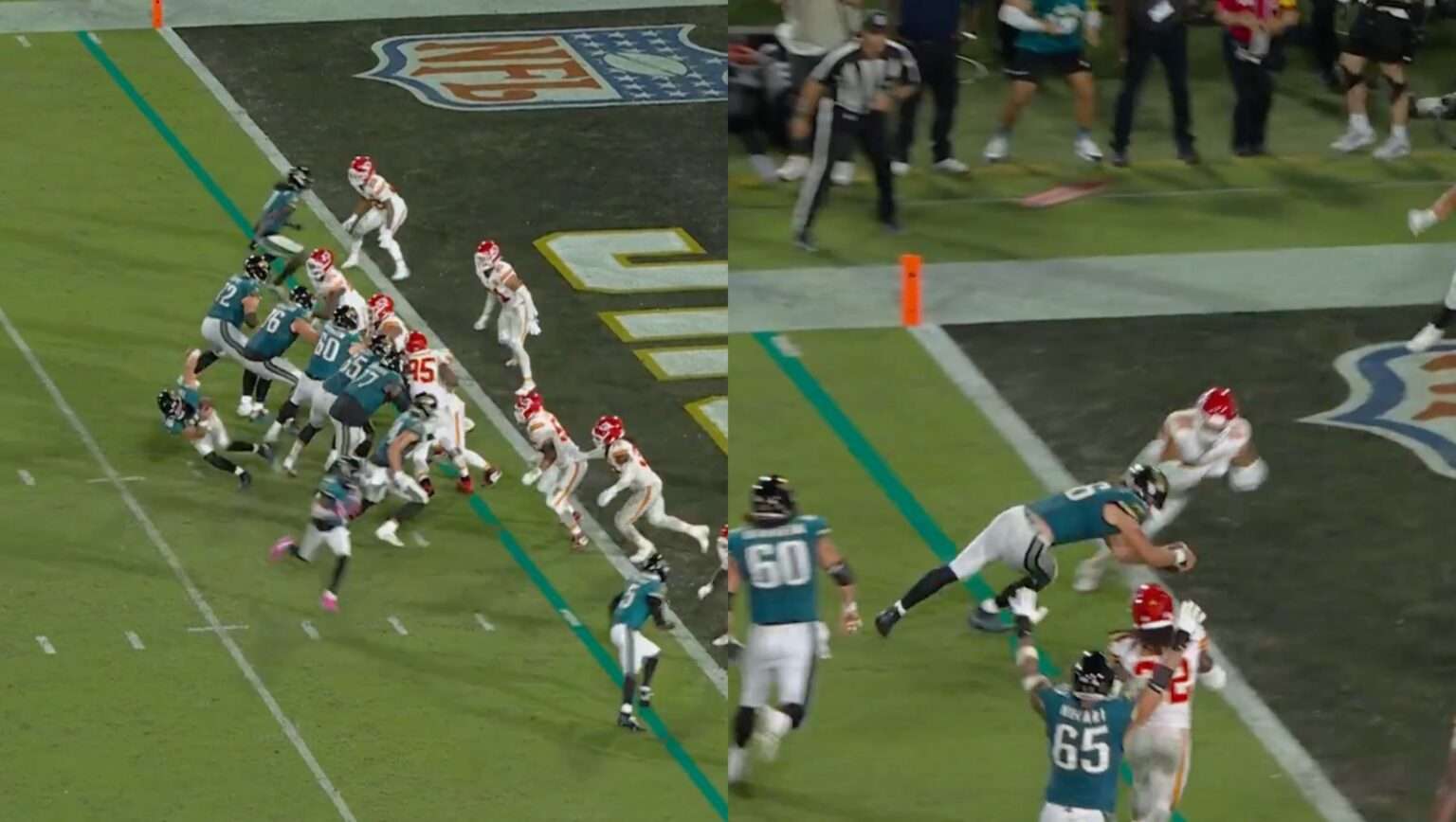 Trevor Lawrence Stumbles, Recovers And Is Still Able To Score Game ...