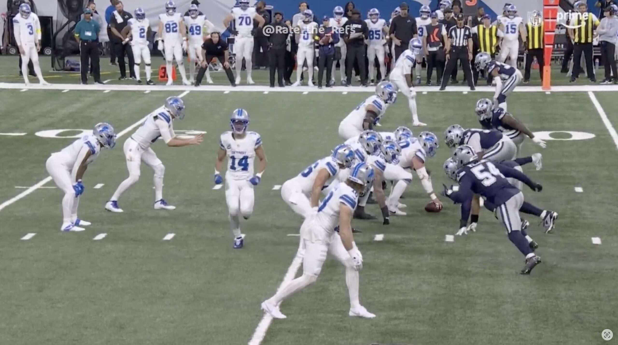 Referees Miss Obvious Offsides Penalty On Cowboys During TNF Game vs ...
