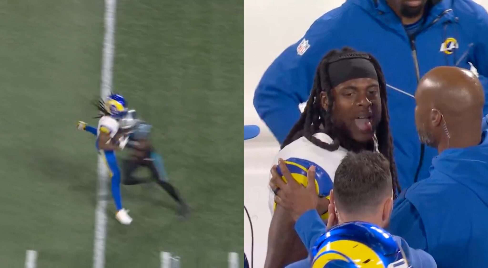 Davante Adams Goes Into Medical Tent After Taking Nasty Helmet-To ...