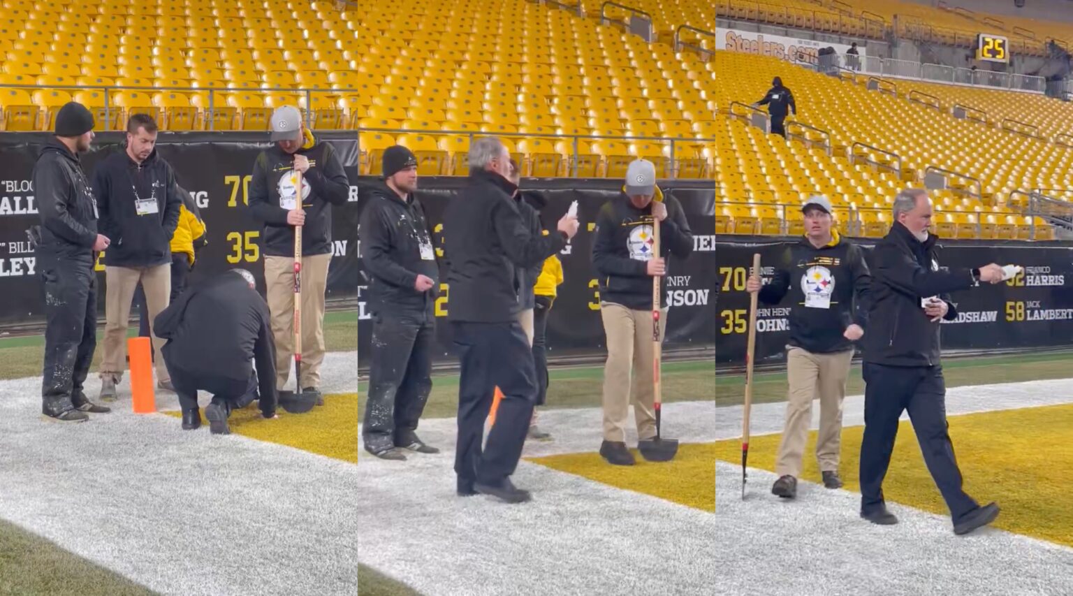 Priest Blesses Steelers Field With Holy Water Ahead Of Win-And-In Game ...
